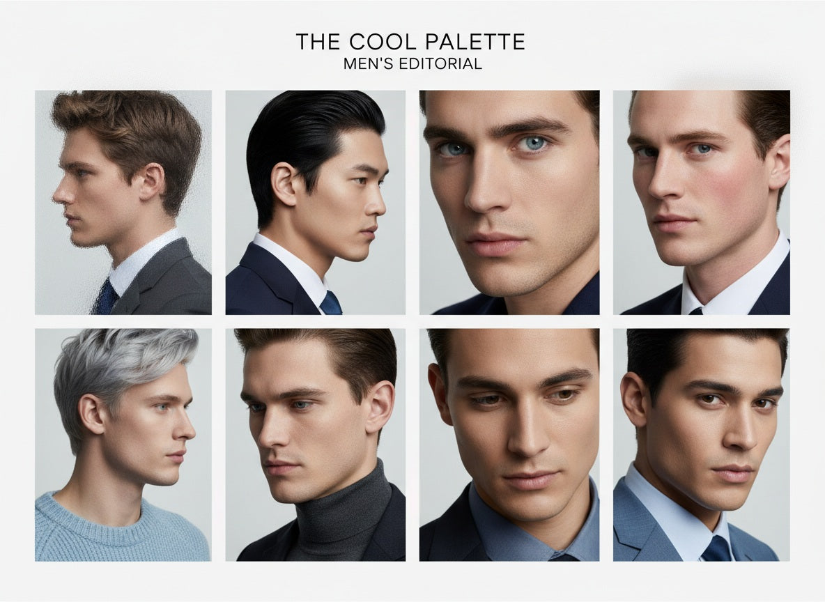 The Cool Palette for Men: Crisp Confidence in Tailored Style – A Hand ...