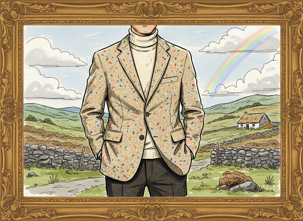 Donegal Fleck Tweed Colourful Heritage – A Hand Tailored Suit